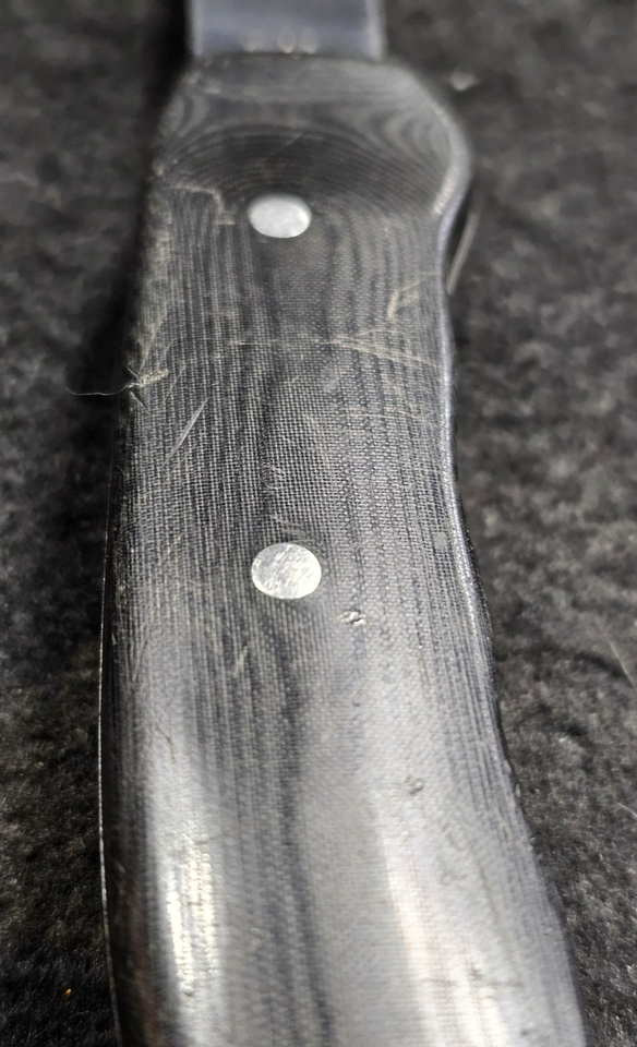 BUCK 106 HATCHET, HUNTER AXE, LEATHER SHEATH, WOOD HANDLE, FREE ...