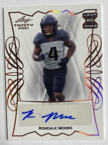 2021 Leaf Trinity Rondale Moore Rookie RC Auto | eBay