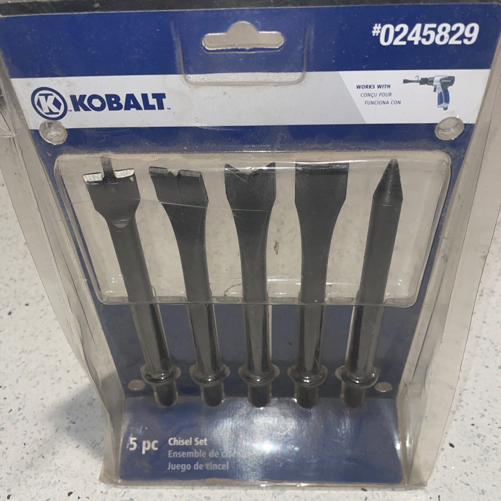 Kobalt Chisel 5pc Set #0245829 New Old Stock Never Opened | eBay