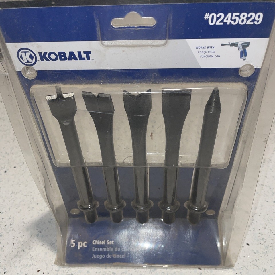 Kobalt Chisel 5pc Set #0245829 New Old Stock Never Opened | eBay