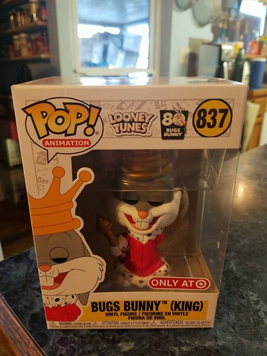 Funko Pop! Bugs Bunny King Looney Tunes 80 Years #837 Target Exclusive ...