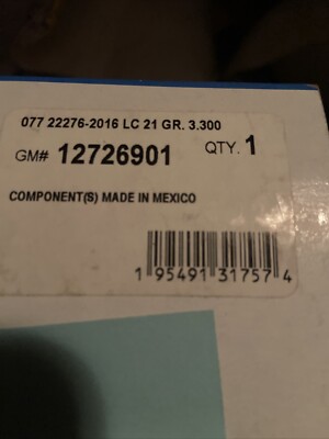 12726901 GM Direct Fuel Injector New12732623 for Gen V LT1 LT2 L86 L8T ...