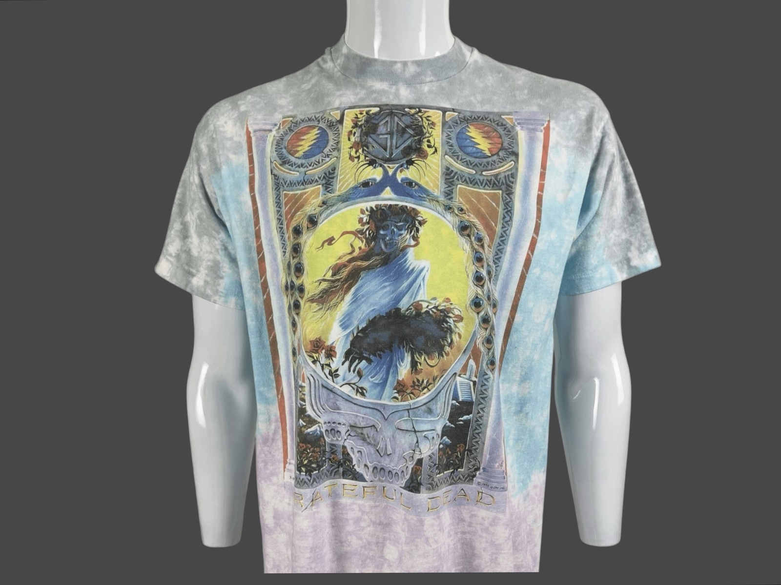 Vintage Grateful Dead Liquid Blue Skeleton Bride 30 Y… - Gem