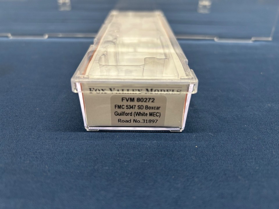 Fox Valley N Guilford (MEC) #31897 FMC 5347 SD Box Car 80272 (T) | eBay