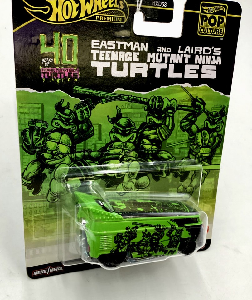 Hot Wheels VOLKSWAGEN DRAG BUS 40TH TEENAGE MUTANT NINJA TURTLES POP ...