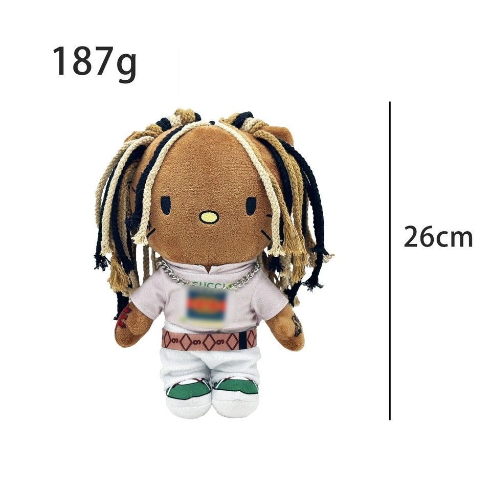 Hello Kitty Travis Scott Billie Eilish Plush Doll Rapper Hot Sale Gift ...