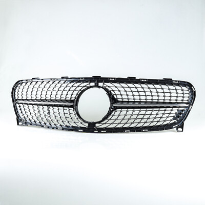 Black Diamond Slats Style Front grille For Mercedes Benz GLA-Class X156 ...