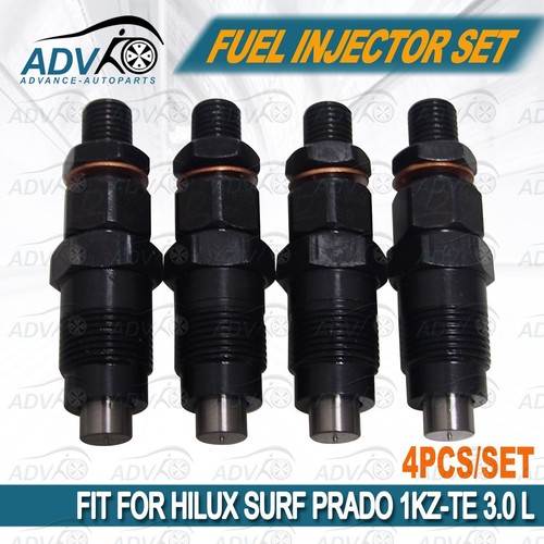 fit Toyota Hilux PRADO 1KZ-TE 3.0L Aftermarket Fuel Injectors Kit Set ...