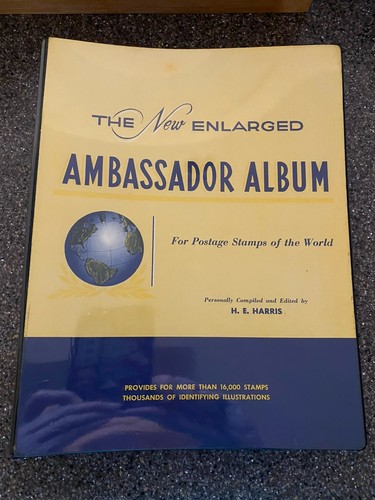 1960 Ambassador Album Postage Stamps Of The World With 100's Of Stamps ...