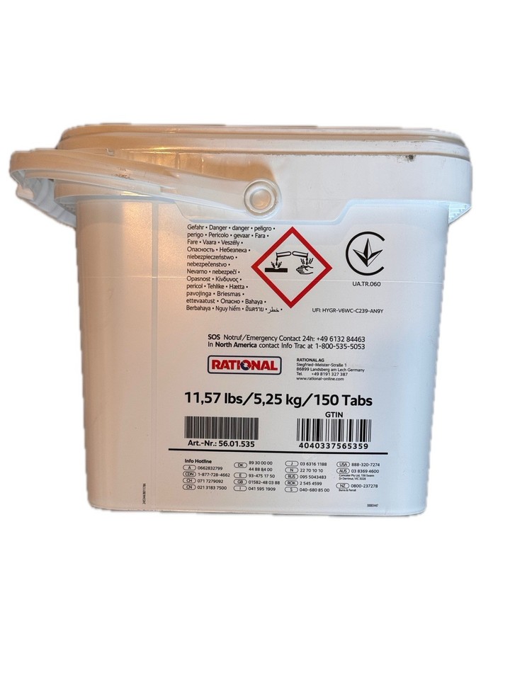 RATIONAL Active Green Cleaning OEM Tablets iCombi Pro Bucket 150 ...