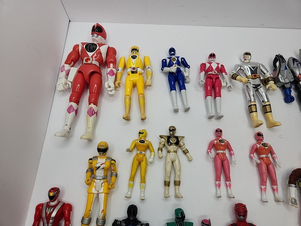 Huge Vintage Bandai Power Rangers Action Figure Lot | 26 PIECE | 1990s ...