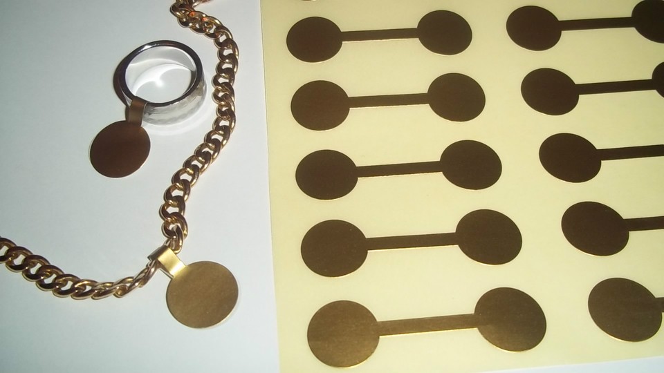 Jewellery Price Stickers / Tags Labels Dumbells For Necklaces ...