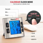 ThermoPro Instant Read Digital Meat Thermometer&Kitchen Timer for BBQ ...