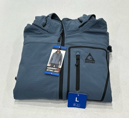 Gerry Men’s Softshell Jacket, Blue, Size L | eBay