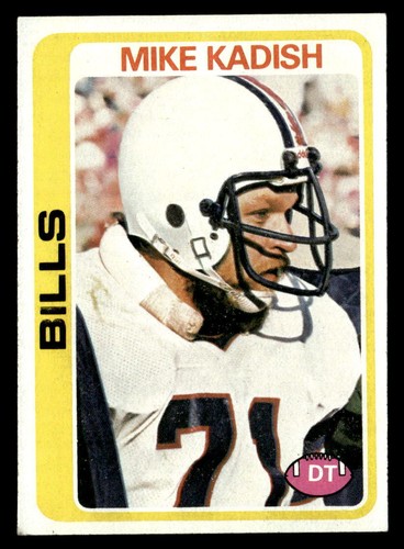Mike Kadish 1978 Topps Card #148 Buffalo Bills | eBay