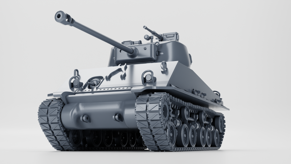 Bolt Action Sherman M4A3E8 "Easy Eight" - 28mm (1:56) Scale | eBay UK