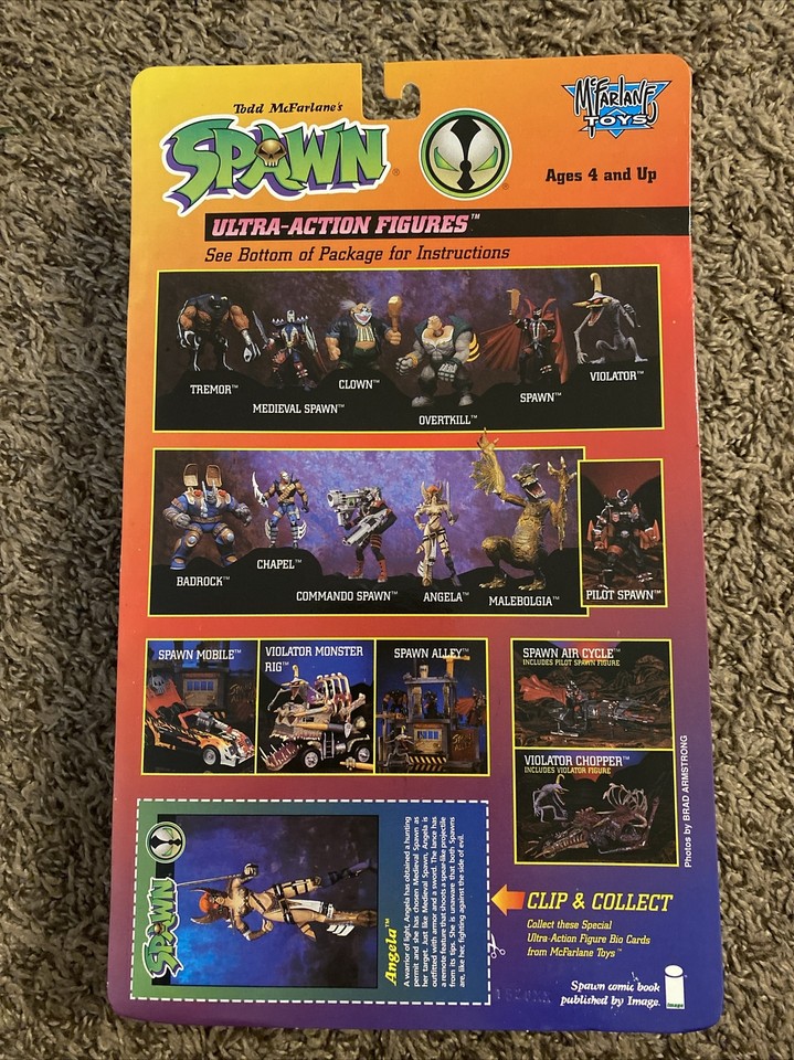 NEW Spawn Red Angela Armor Action Figure Limited Edition McFarlane Toys ...