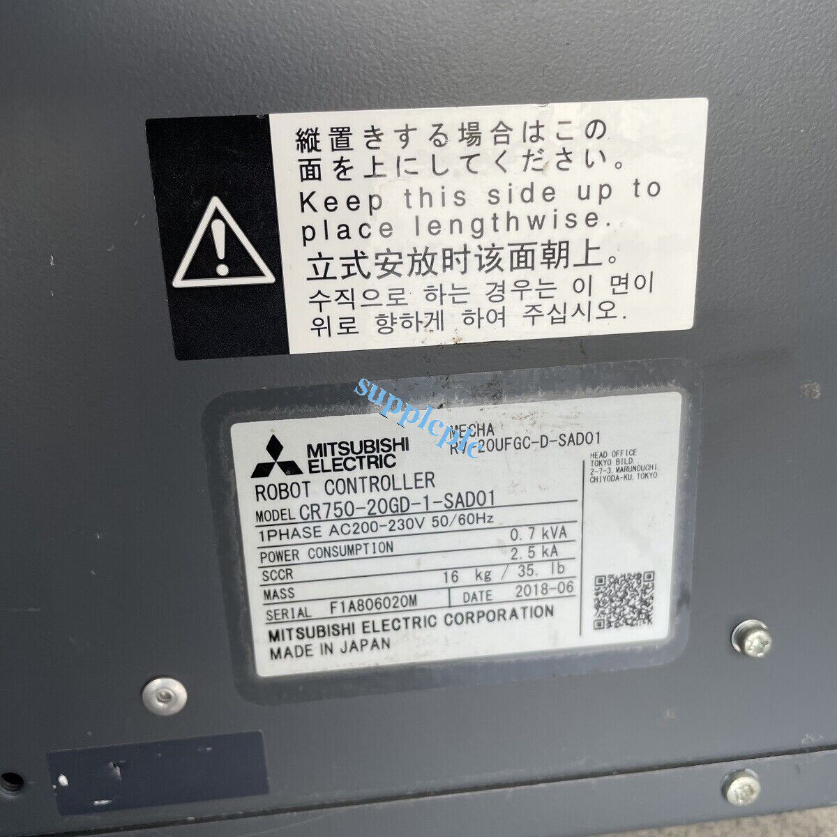 Mitsubishi CR750-D robot control cabinet CR750-20GD-1-SAD01 | eBay