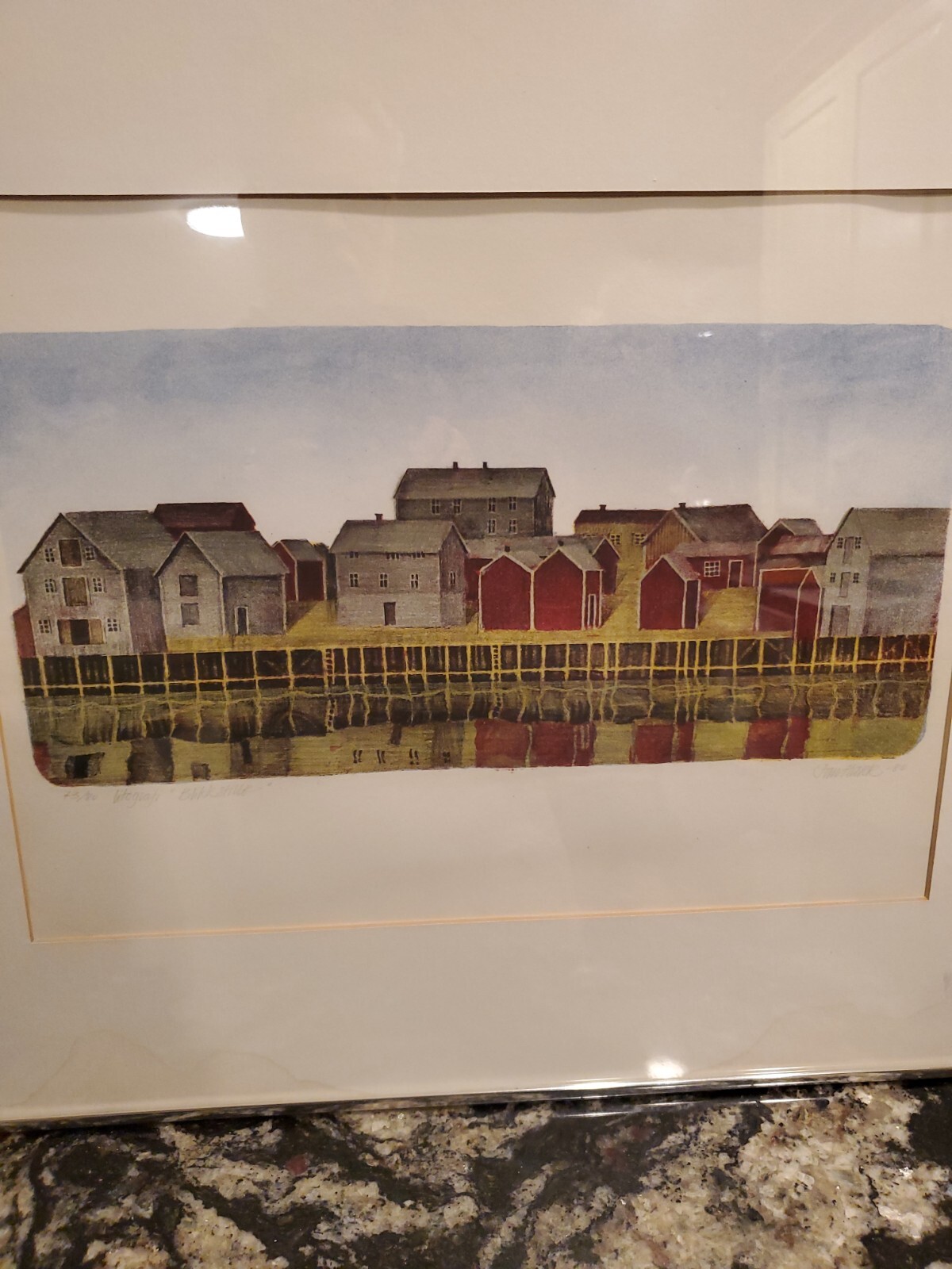 VINTAGE JAN HARR LITHOGRAPH ART PICTURE | eBay