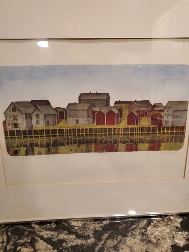 VINTAGE JAN HARR LITHOGRAPH ART PICTURE | eBay