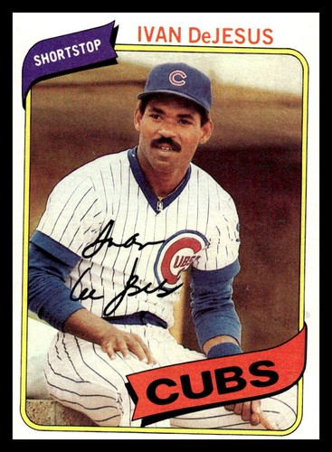 1980 Topps #691 Ivan DeJesus Chicago Cubs Baseball VG | eBay