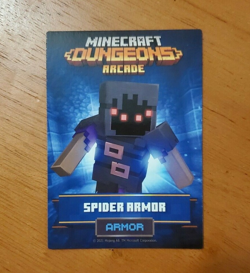 Minecraft Dungeons Arcade *21* cards + *6 Holo* | eBay