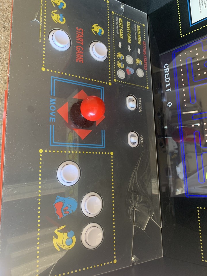 Arcade1Up Pac-Man Legacy Edition Arcade Cabinet/Riser with 12 Games #02 ...