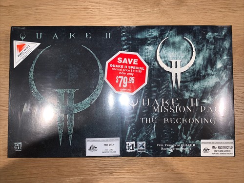 Quake 2 (PC, 1996) New/Sealed - Double Pack- Mission Pack The Reckoning ...