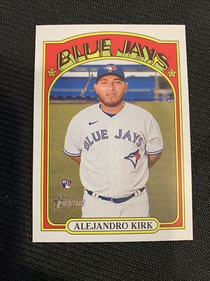 Alejandro Kirk RC - 2021 Topps Heritage High Number #544 - Rookie | eBay