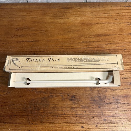 Williamsburg Clay Tavern Pipe 16" Pottery S-180 "For The Best Virginia ...