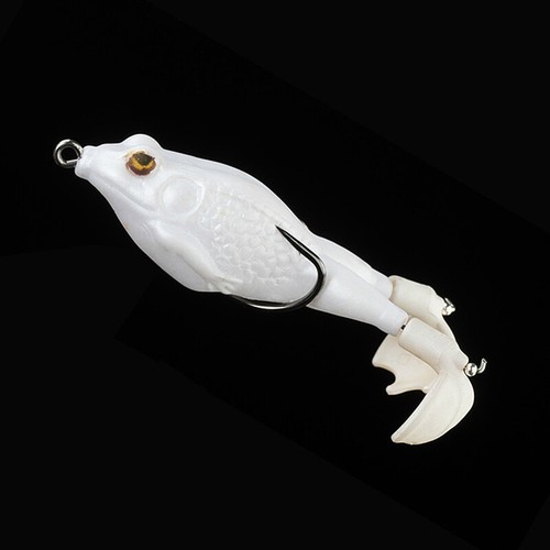 1pc Double propulseur grenouille jigging appâts mous jigging pêcheur ...