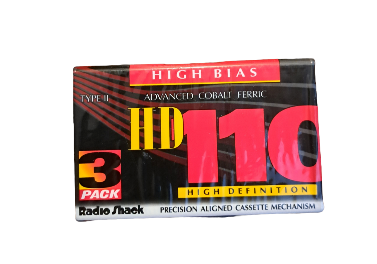 Pack of 3 Radio Shack HD110 Cassette Tapes Type II High Bias 44-948 | eBay