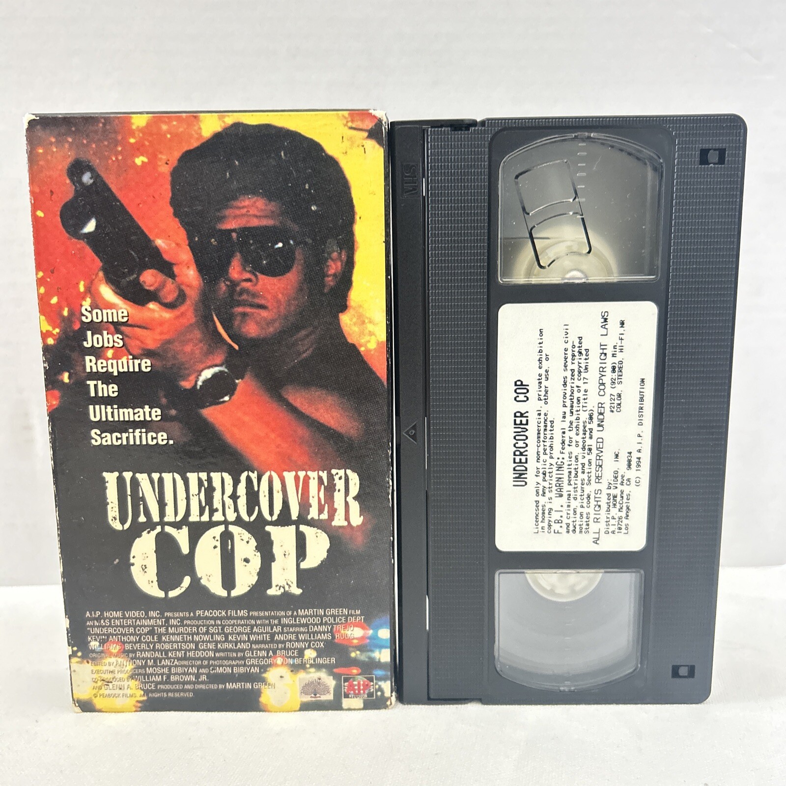 Undercover Cop (VHS, 1994) Rare Danny Trejo 52749212732 | eBay