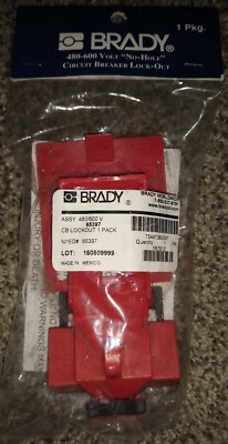 Brady No Hole Clamp-On Circuit Breaker Lock-Out 480/600 Volt Y67613 ...