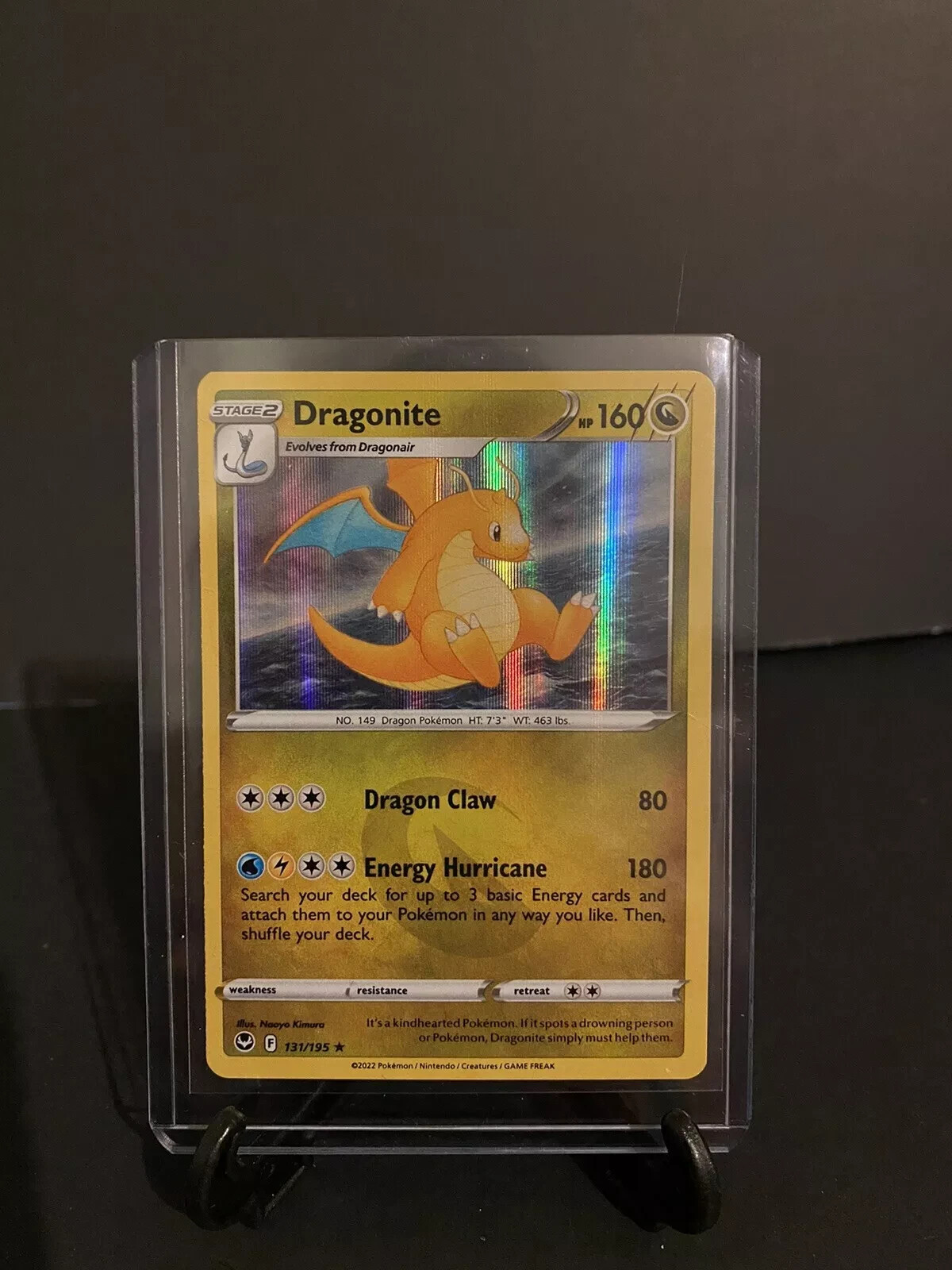 Pokemon Card Dragonite 131/195 Holo Rare Silver Tempest NM | eBay