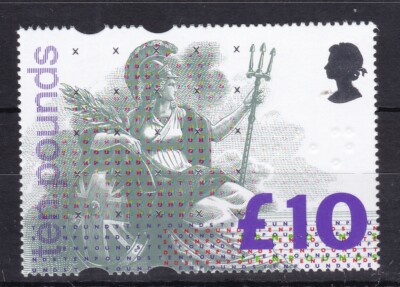 GB SG 1658 MNH MINT Stamp 1993 BRITANNIA HIGH VALUE DEFINITIVE STAMP £ ...