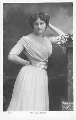 POSTCARD - EDWARDIAN ACTRESS - MISS DELIA MASON - ROTARY - 1593P | eBay