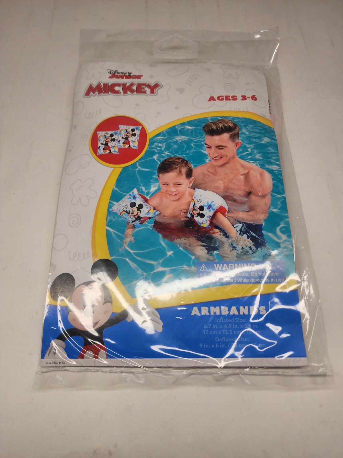 Disney Jr. Mickey Armbands Floaties Kids 3-6 Pool Beach Swimming | eBay