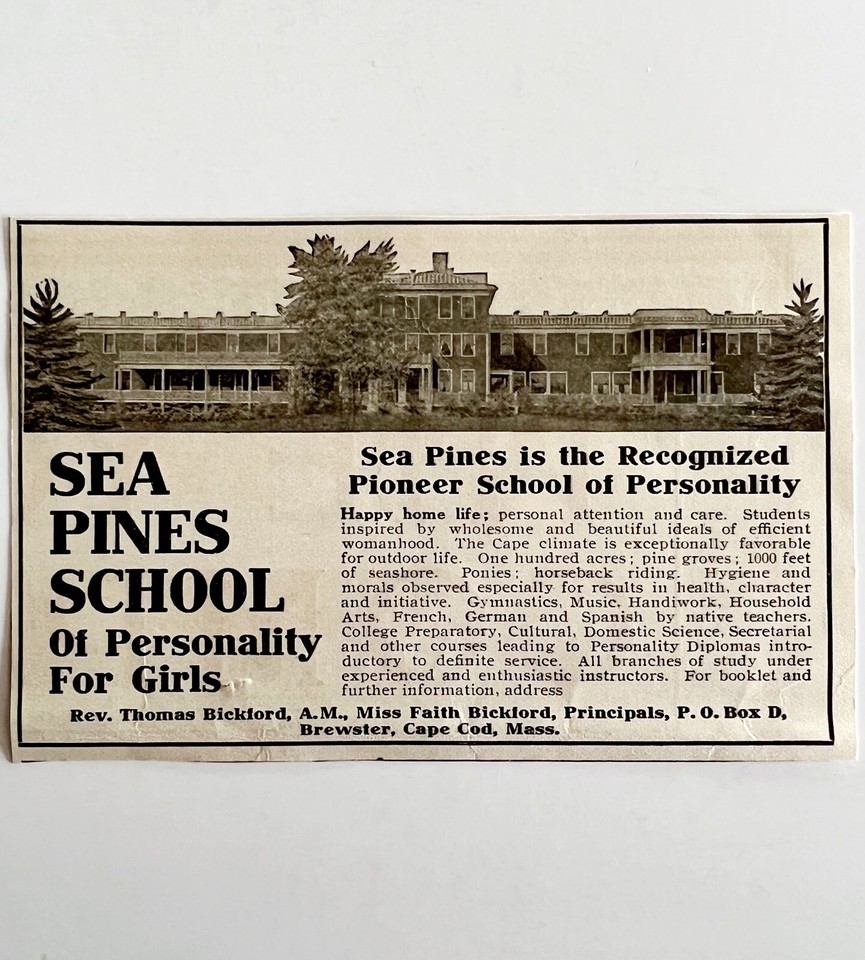 1916 Sea Pines School Of Personality For Girls Advertisement University ...