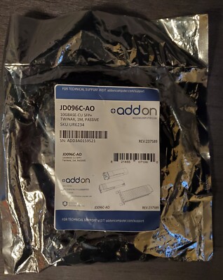 Addon Jd096c Compatible Taa Compliant 10Gbase-Cu Sfp+ To Sfp+ ...