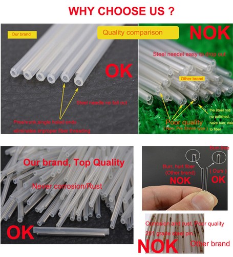 Preshrunk Fiber Optic Fusion Splice Protection Sleeves Heat Shrink tube 1000Pcs | eBay