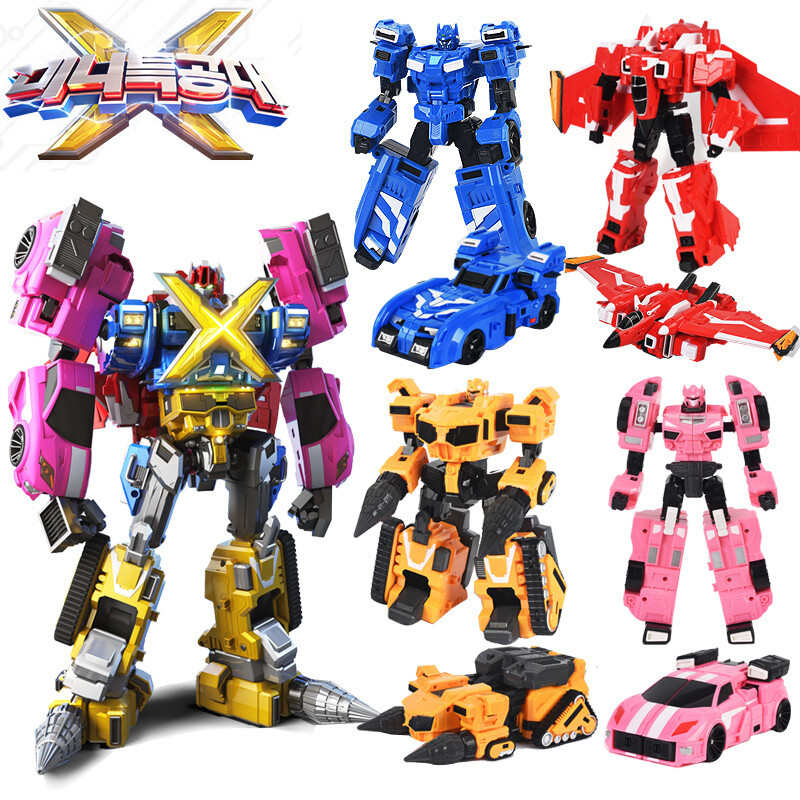 Miniforce X Tron Ranger Armorbot Car Bot Combiner Robot Figure Toy Gift ...