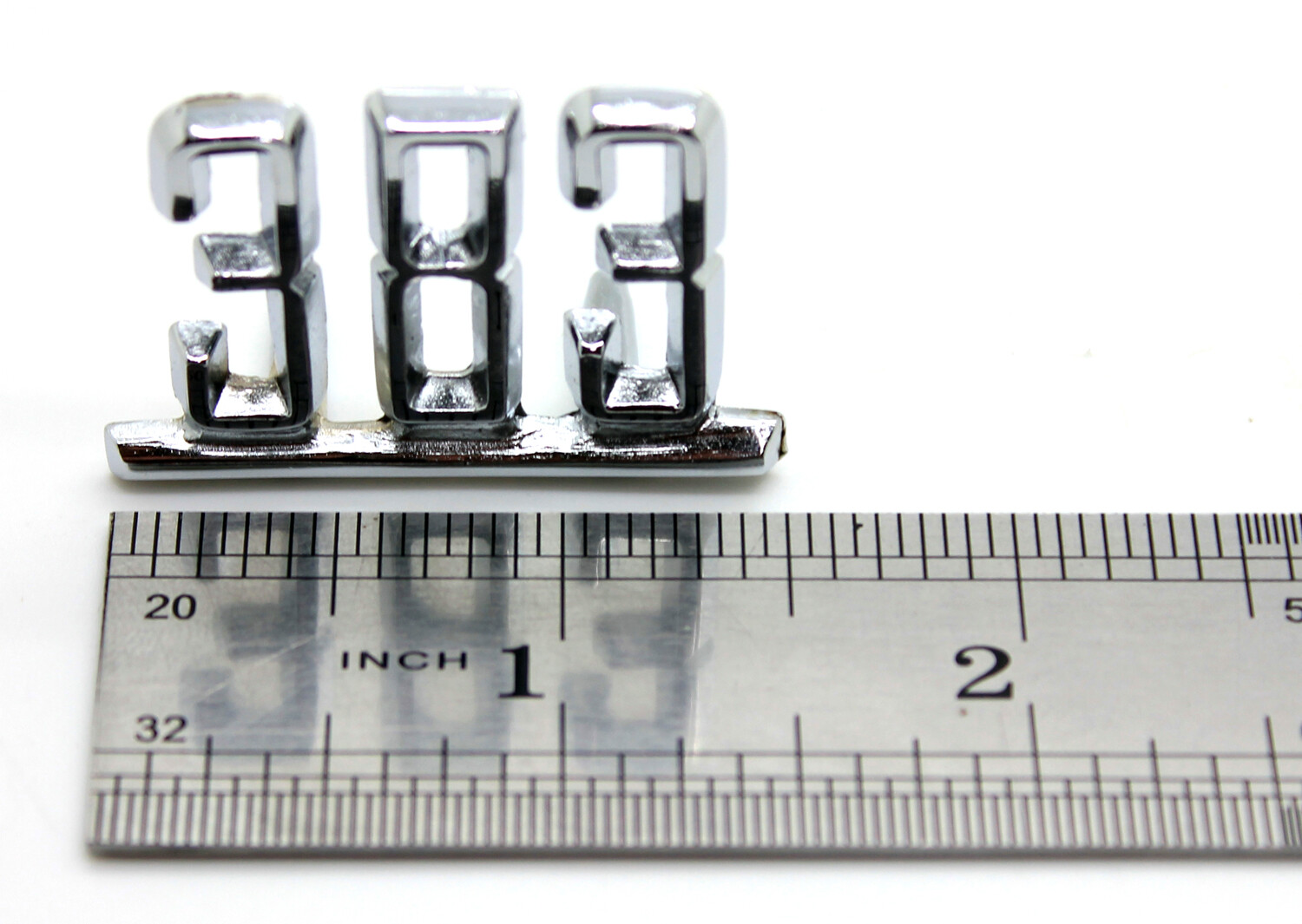 NEW Custom 383 Front Fender Emblem Trim Badge / For 1964-67 CHEVY A B F ...