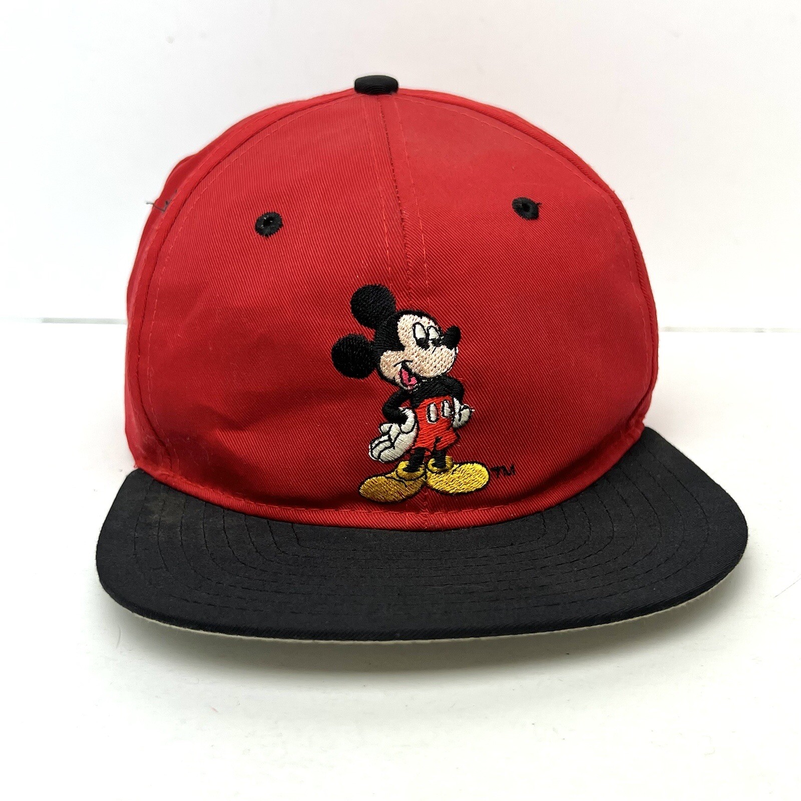 Vtg Disney Mickey Mouse Hat Fresh Caps Unlimited Embr… - Gem