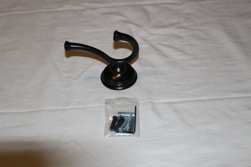 Delta Cassidy Double Robe Hook Model: 79735-RB Venetian Bronze Finish ...