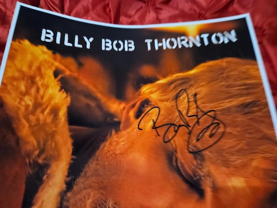 BILLY BOB THORNTON SIGNED 11X17 MINI MOVIE POSTER BAD SANTA 2 AUTOGRAPH ...
