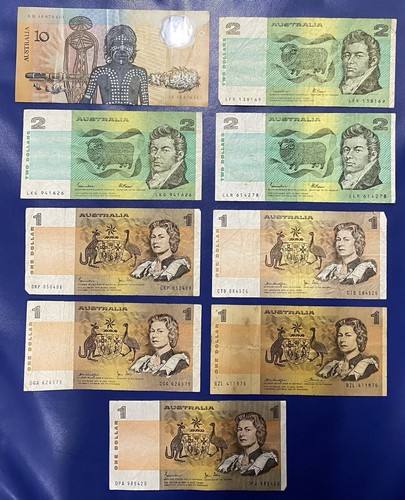 9 Australian Paper & Polymer Banknotes | eBay