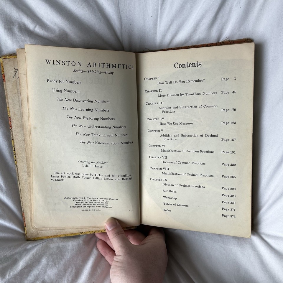 VTG 1956 Lot Of 3 Winston The New Exploring 5 Understanding 6 Thinking ...