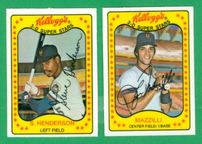 1981 KELLOGGS NEW YORK METS TEAM SET NM LEE MAZZILLI STEVE HENDERSON | eBay