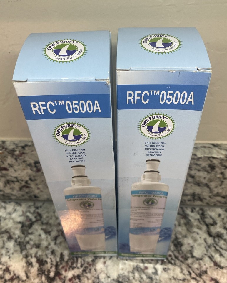 One Purify Refrigerator Water Filter RFC 0500A (Lot of 2 New In Box) | eBay